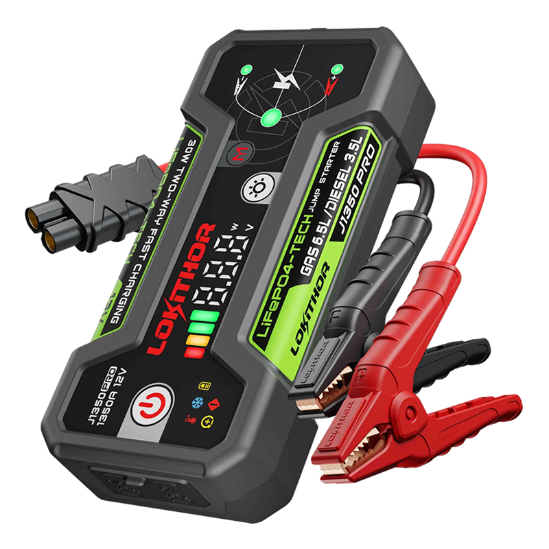 LOKITHOR Joey 3-in-1 Multifunction Rescue Jump Starter Pack 1350A @ 12 ...